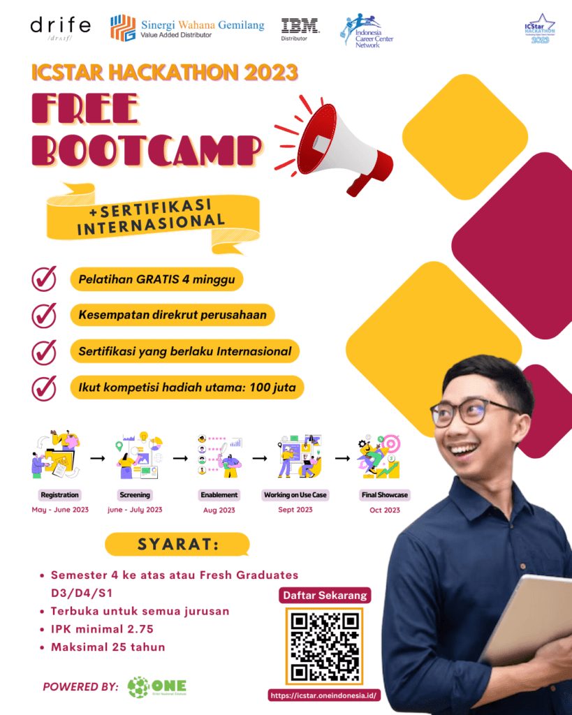 ICStar Hackathon 2023, FREE BOOTCAMP – CDC UNAS