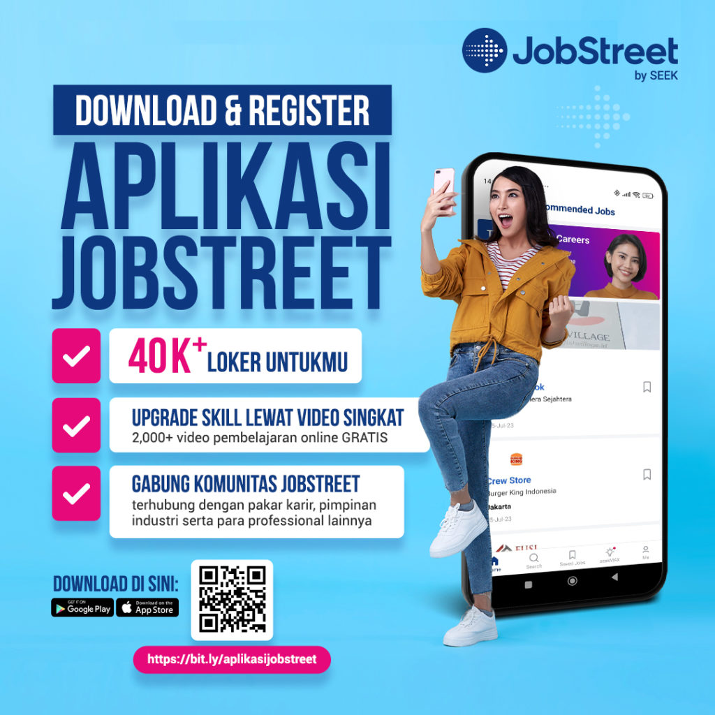 DOWNLOAD DAN REGISTRASI APLIKASI JOBSTREET – CDC UNAS