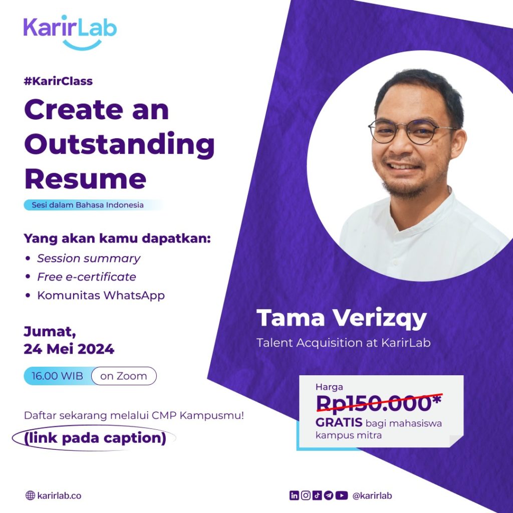 CREATE AN OUTSTANDING RESUME – CDC UNAS